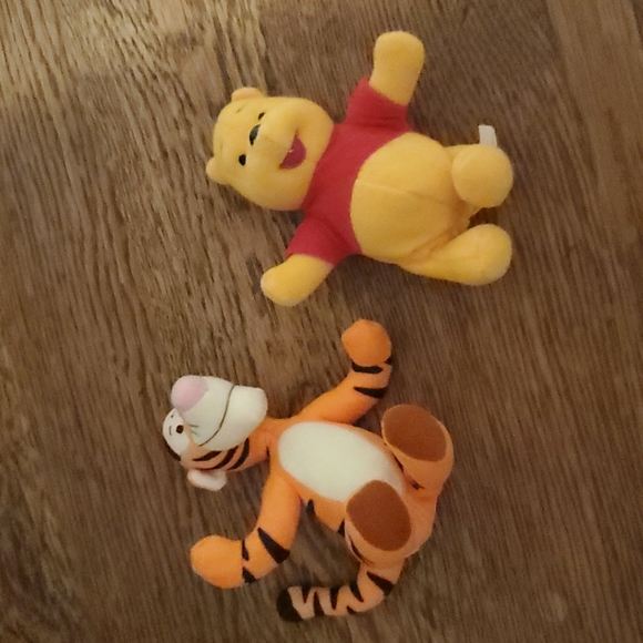 Mattel | Toys | Mattel Pooh And Tigger 5 Inch Stuff Animals | Poshmark
